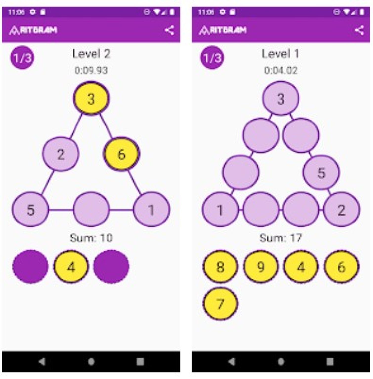 Magic Triangles – Math Puzzles – Aritgram App Review | Freeappsforme ...