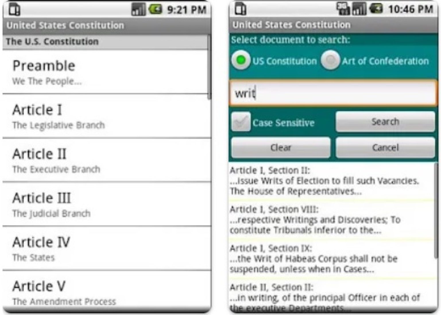 7 Free U.S. Constitution Apps for Android & iOS | Freeappsforme - Free apps for Android and iOS