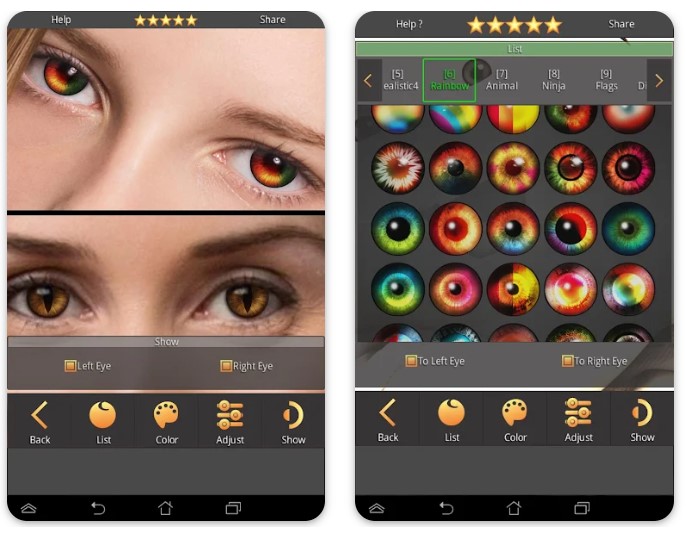 11 Best Apps to Change Eye Color (Android & iOS)| Freeappsforme - Free ...