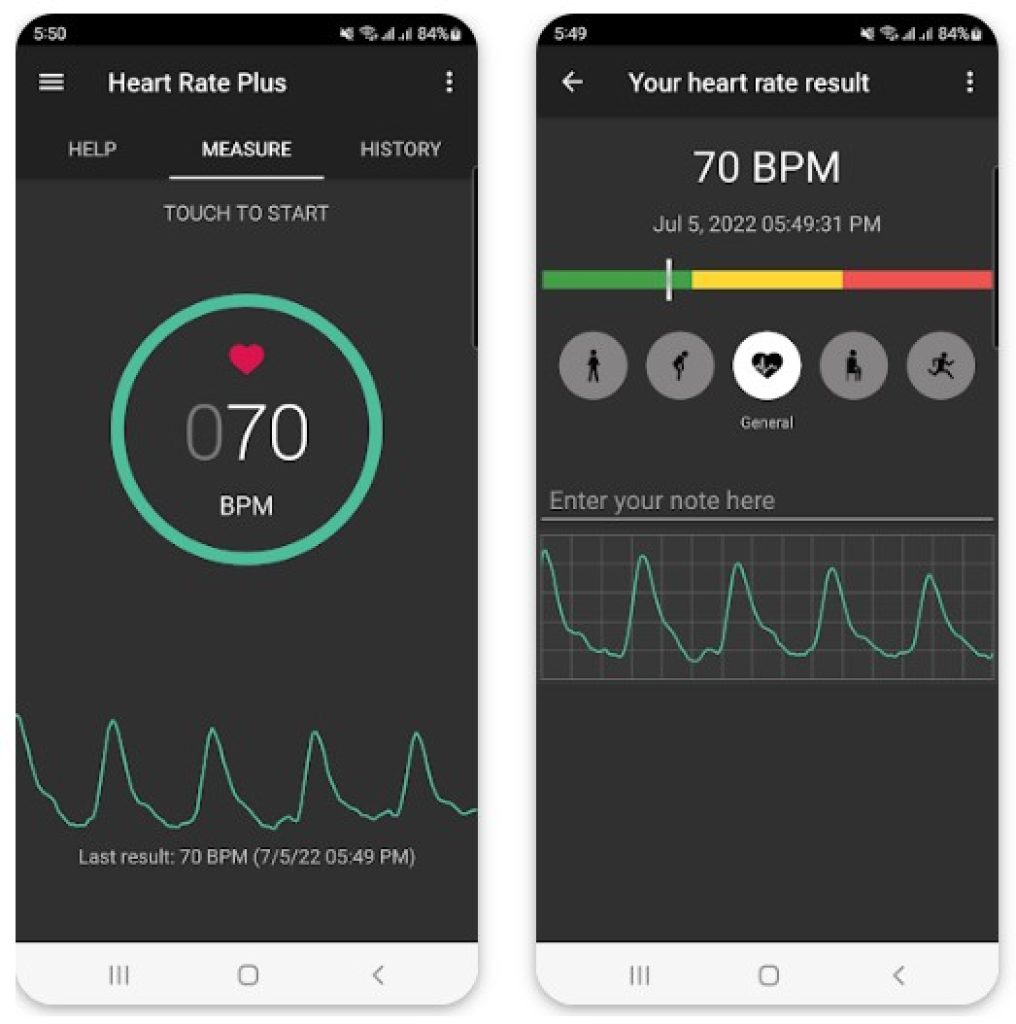 12 Best Heart Rate Monitor Apps for Android & iOS | Freeappsforme ...