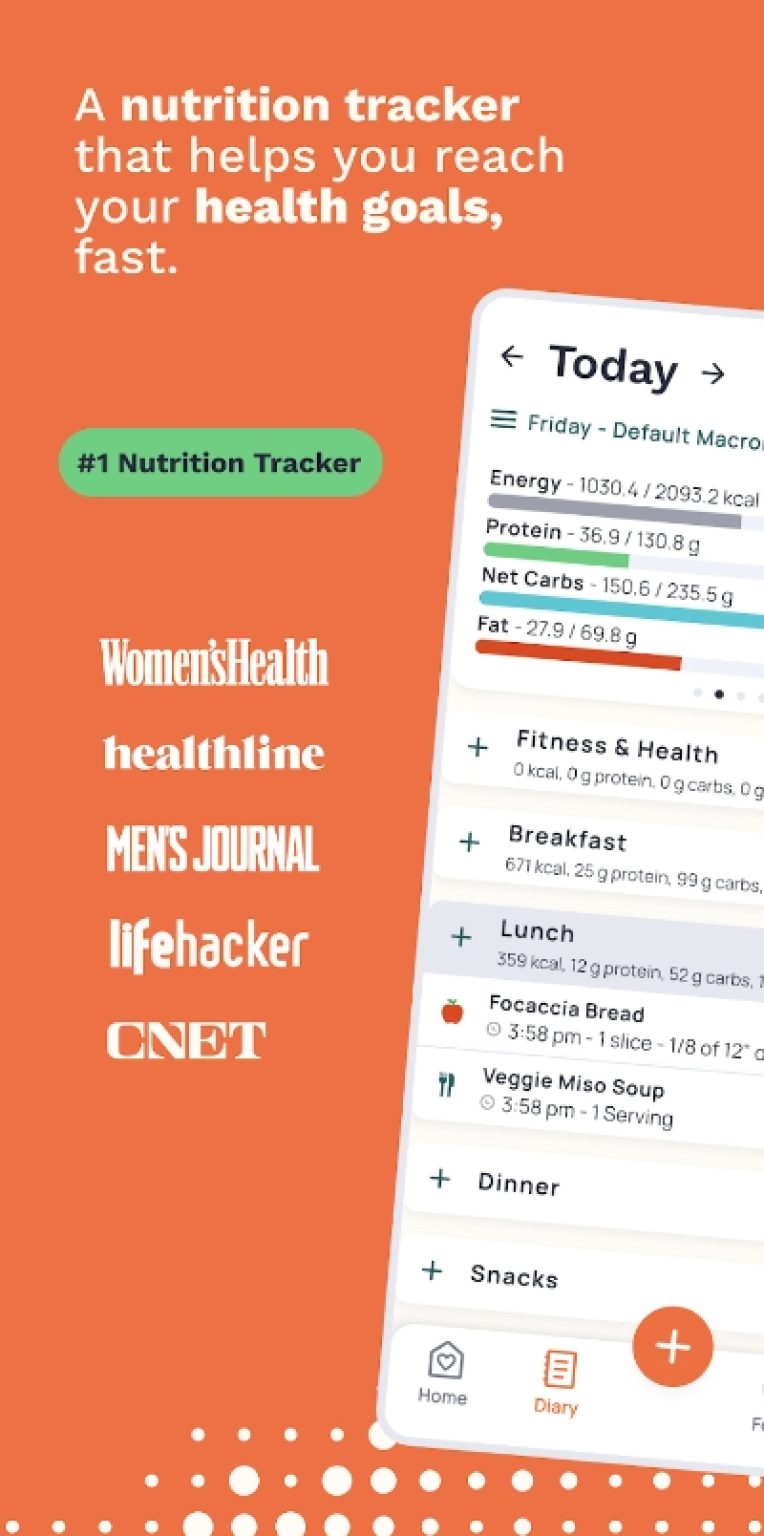 11 Free Macro Tracking Apps for Android & iOS | Freeappsforme - Free ...