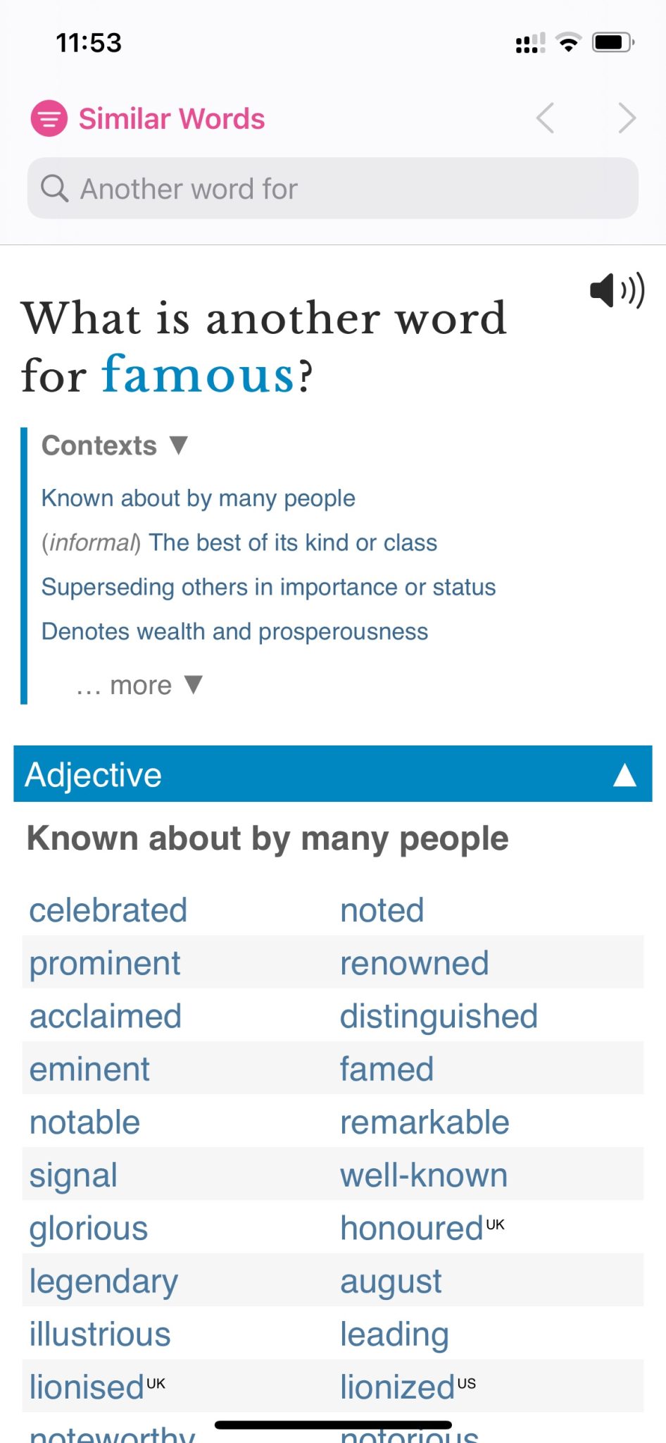 11 Free Thesaurus Apps for Android & iOS | Freeappsforme - Free apps ...