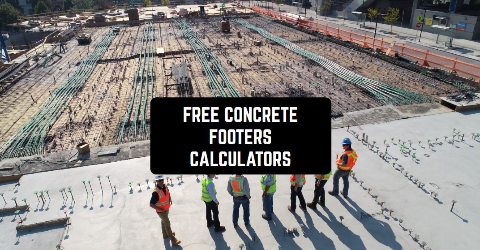 7 Free Concrete Footers Calculators for Android & iOS | Freeappsforme - Free apps for Android ...