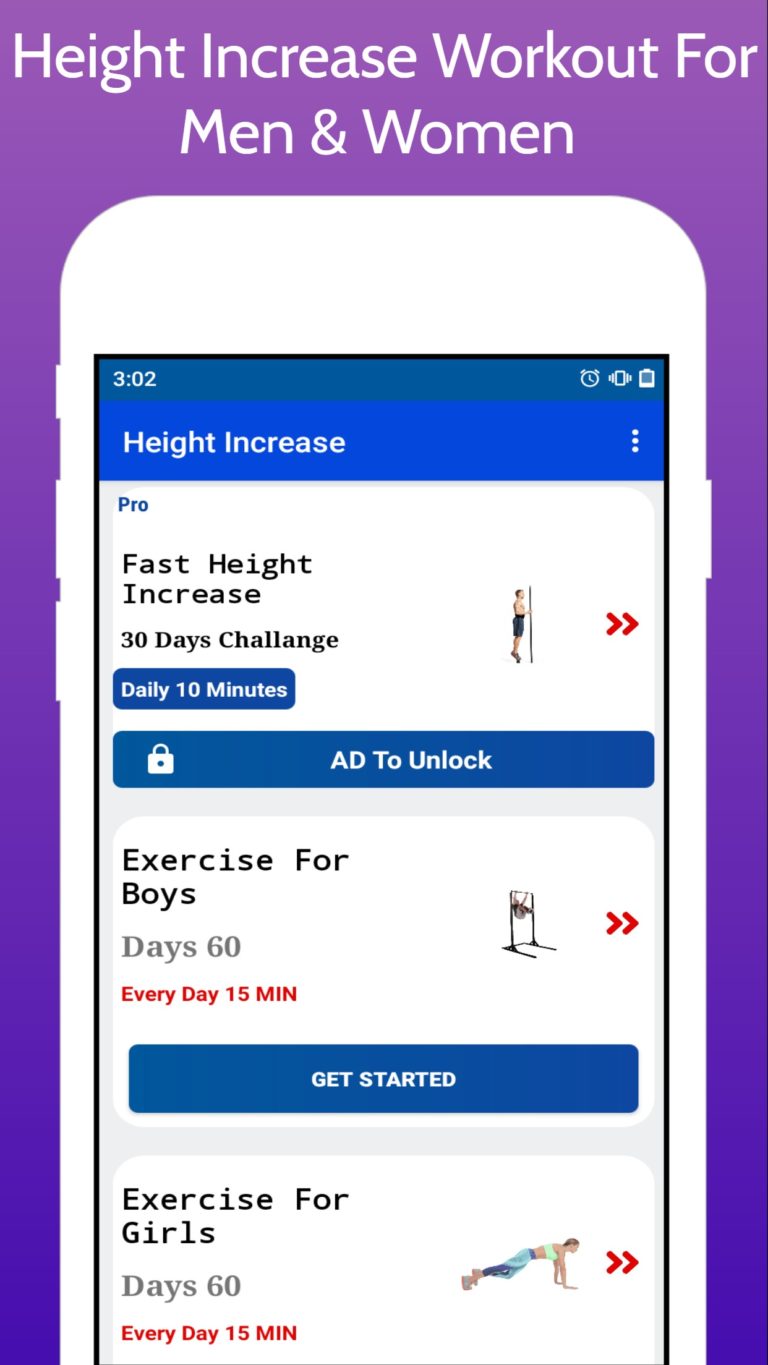 11 Best Height Increase Workout Apps For Android & iOS | Freeappsforme ...
