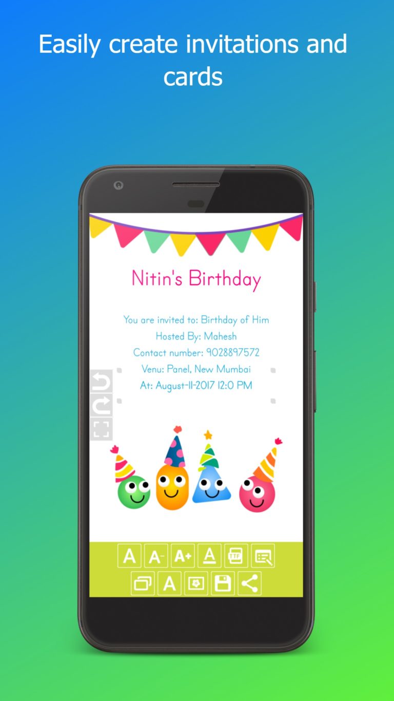 12 Free Apps to Make Birthday Invitations (Android & iOS ...
