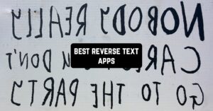 8 Best Reverse Text Apps for Android & iOS | Freeappsforme - Free apps ...
