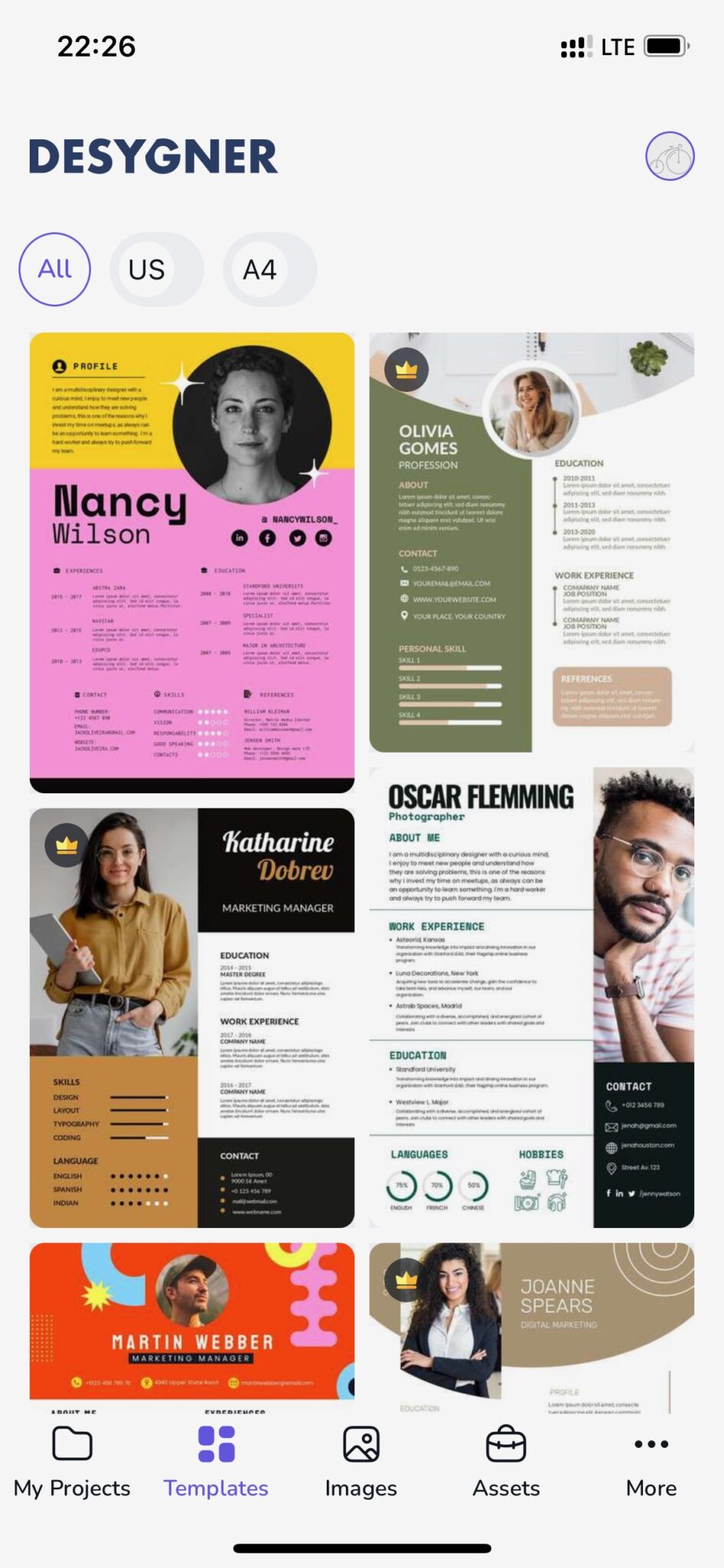 7 Free Resume Templates Apps for Android & iOS | Freeappsforme - Free ...