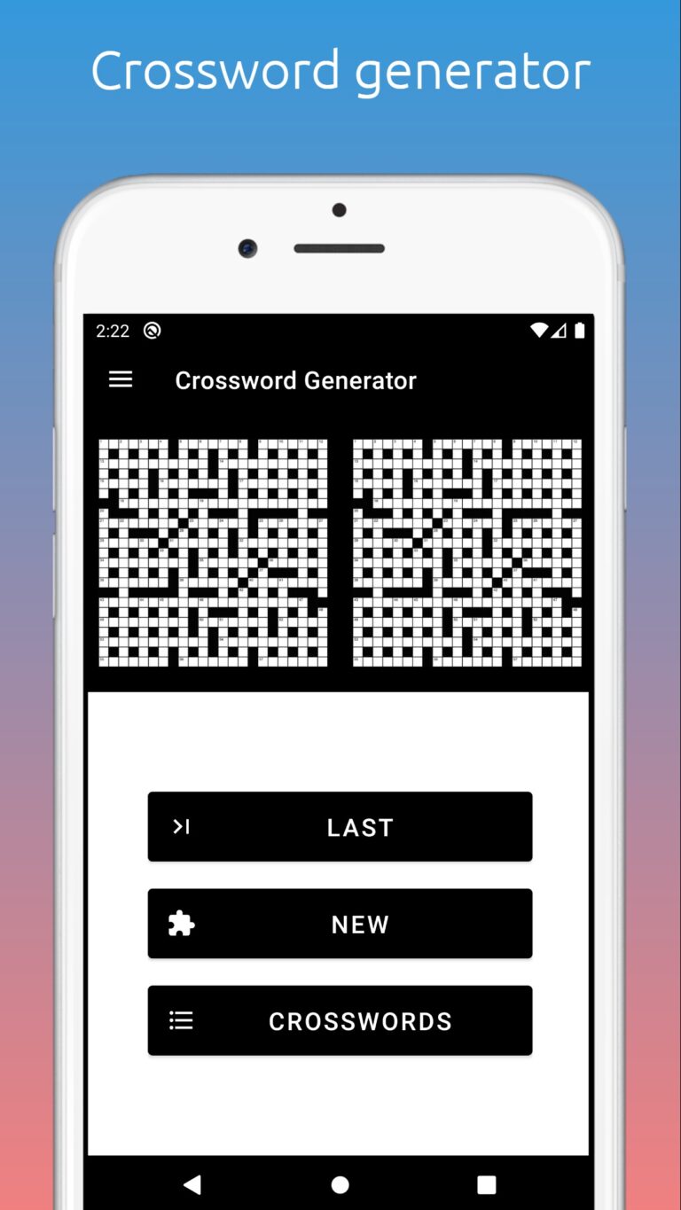 17 Free Crossword Puzzle Makers (Apps & Websites) | Freeappsforme ...