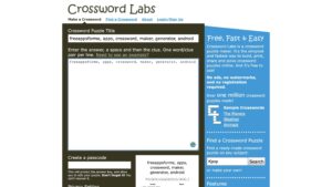 17 Free Crossword Puzzle Makers (Apps & Websites) | Freeappsforme ...