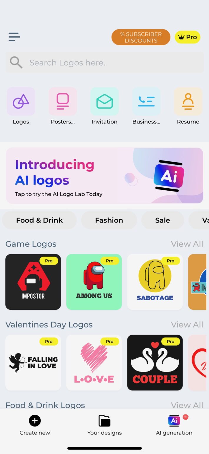 15 Best Free AI Logo Design Apps for Android & iOS | Freeappsforme ...