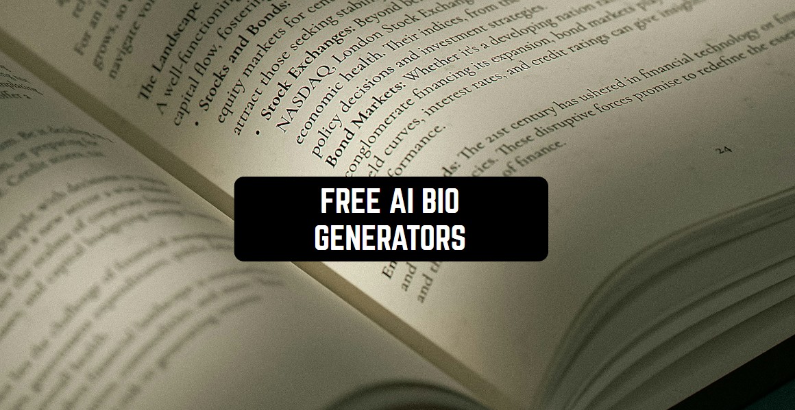 11 Free AI Bio Generators (Apps & Websites) | Freeappsforme - Free apps ...