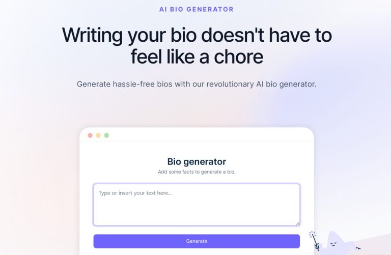 11 Free AI Bio Generators (Apps & Websites) | Freeappsforme - Free apps ...