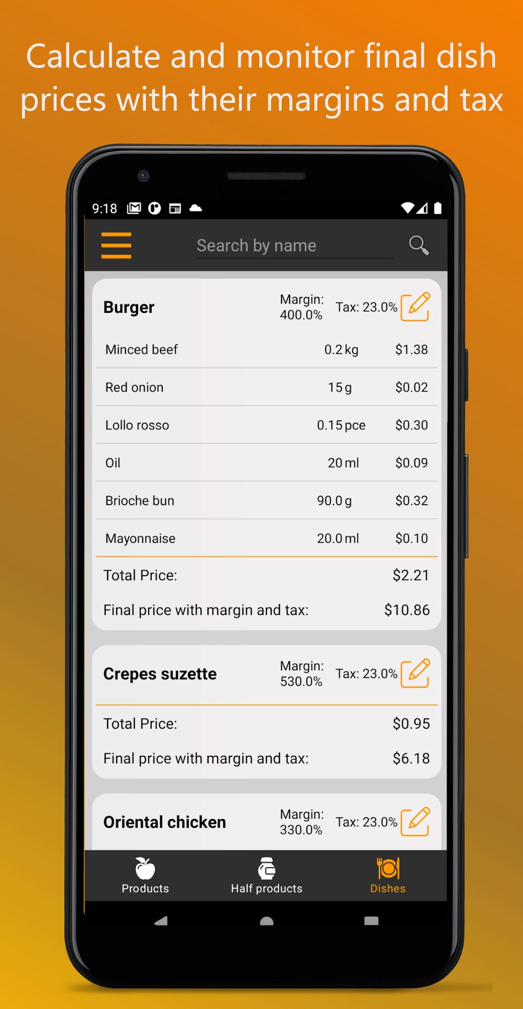 11 Free Menu Price Calculators (Android & iOS) | Freeappsforme - Free ...